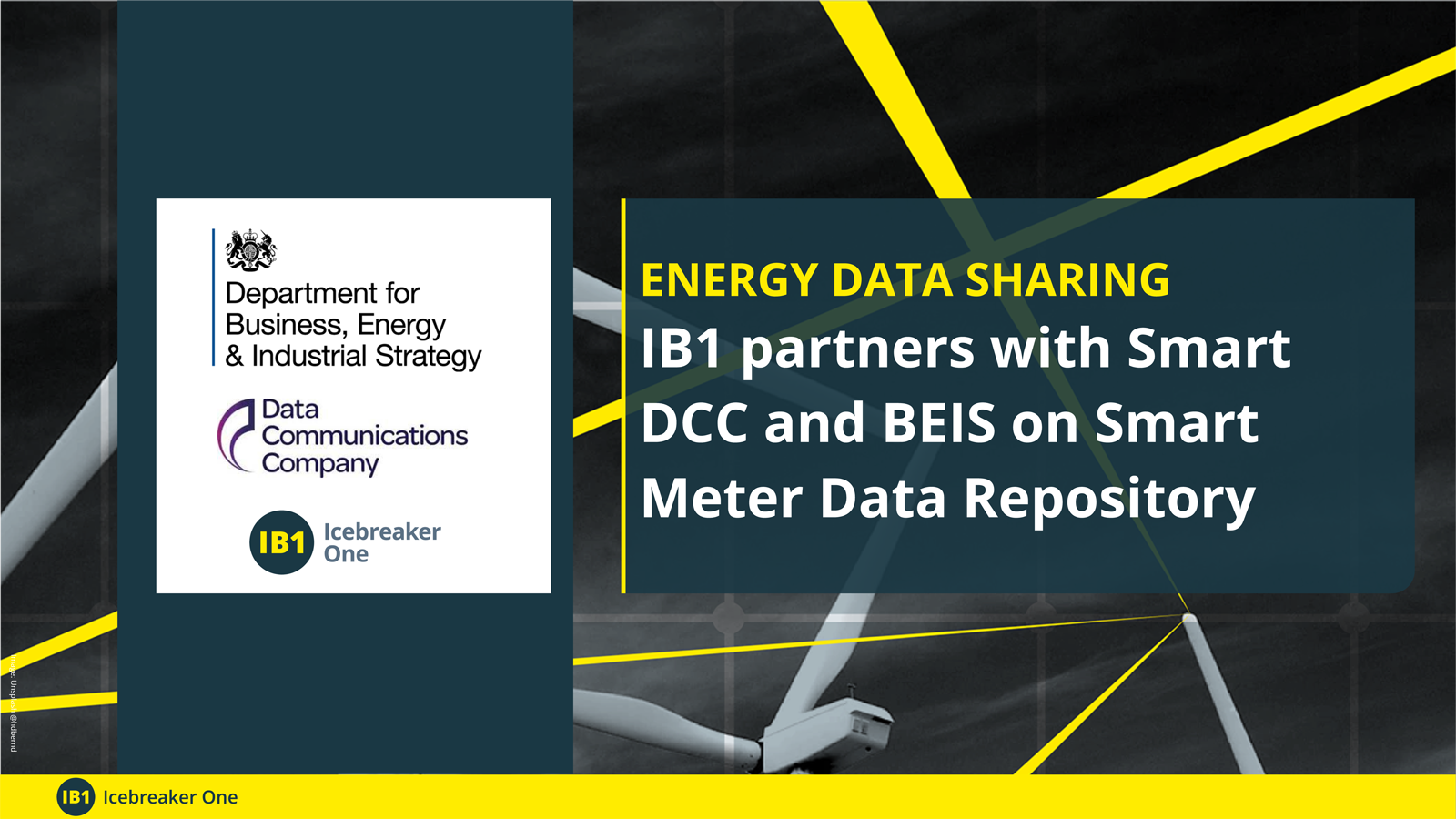 IB1 partners with Smart DCC and BEIS on Smart Meter Data Repository Icebreaker One