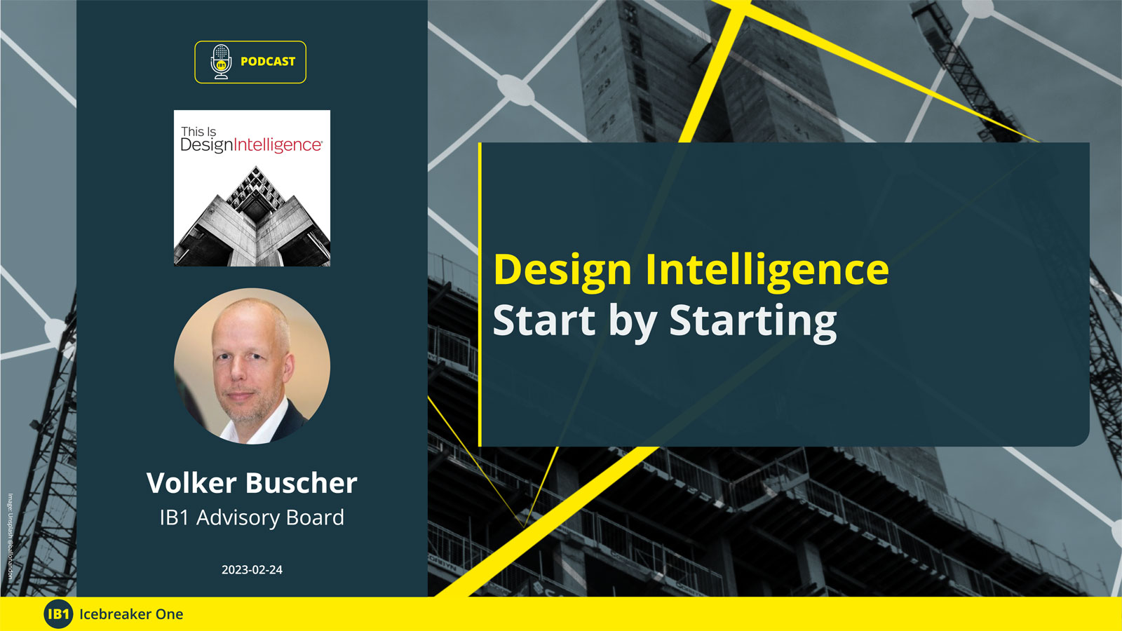 Podcast: Start by Starting — Volker Buscher and Design Futures Council ...
