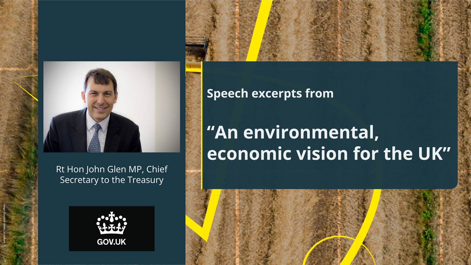An environmental, economic vision for the UK — Rt Hon John Glen MP ...