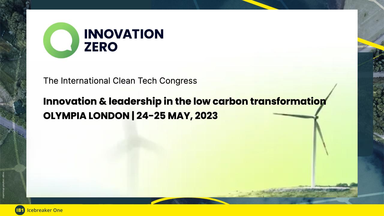 Innovation Zero — Open Net Zero featured in national showcase Icebreaker One