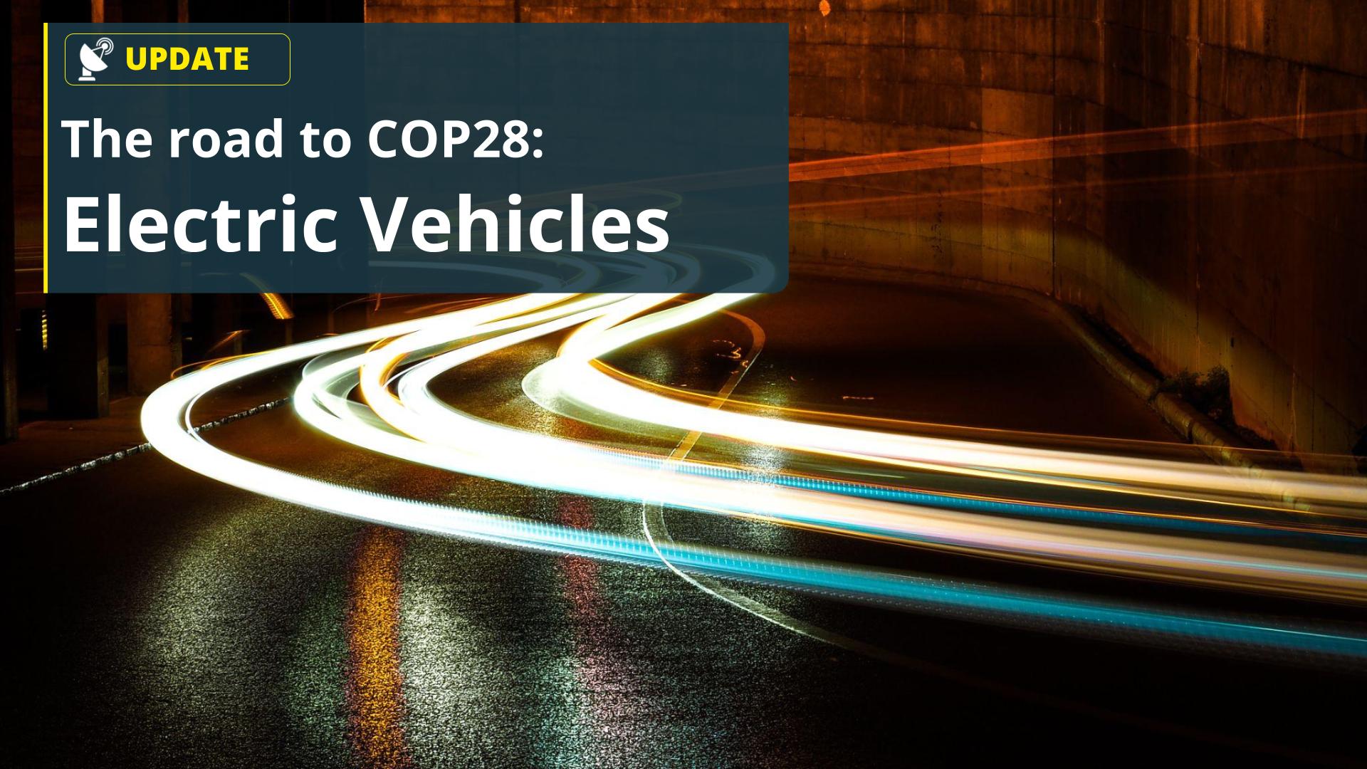 The road to COP28: Electric Vehicles Icebreaker One