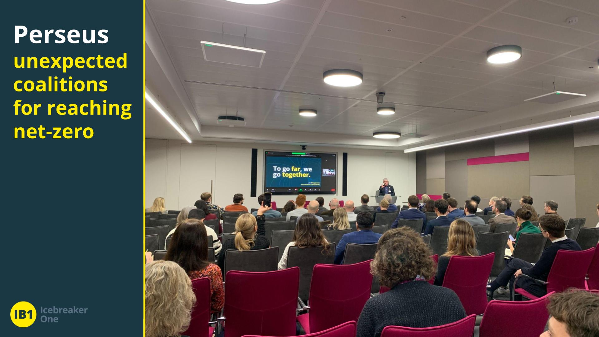 Perseus: unexpected Coalitions for reaching net-zero Icebreaker One